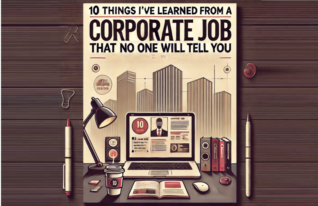 10 Things I’ve Learned from a Corporate Job That No One Will Tell You ...